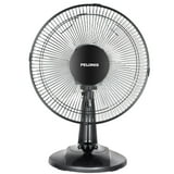 Pelonis 12" 3-Speed Oscillating Table Fan, FT30-8MBB, Black - Walmart.com