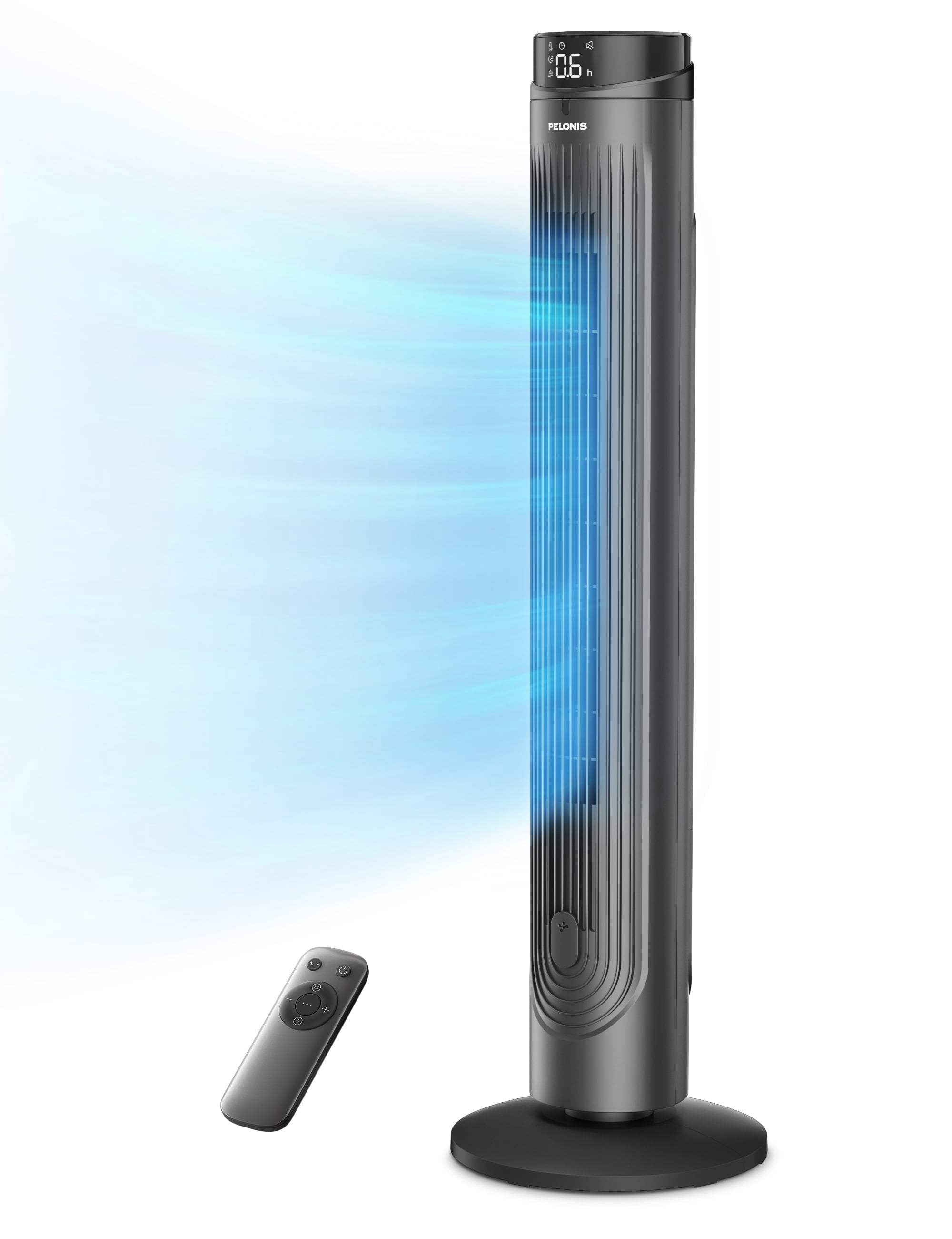 Pelonis 42" 5-Speed Tower Fan with Timer, Remote, Oscillation - Walmart.com