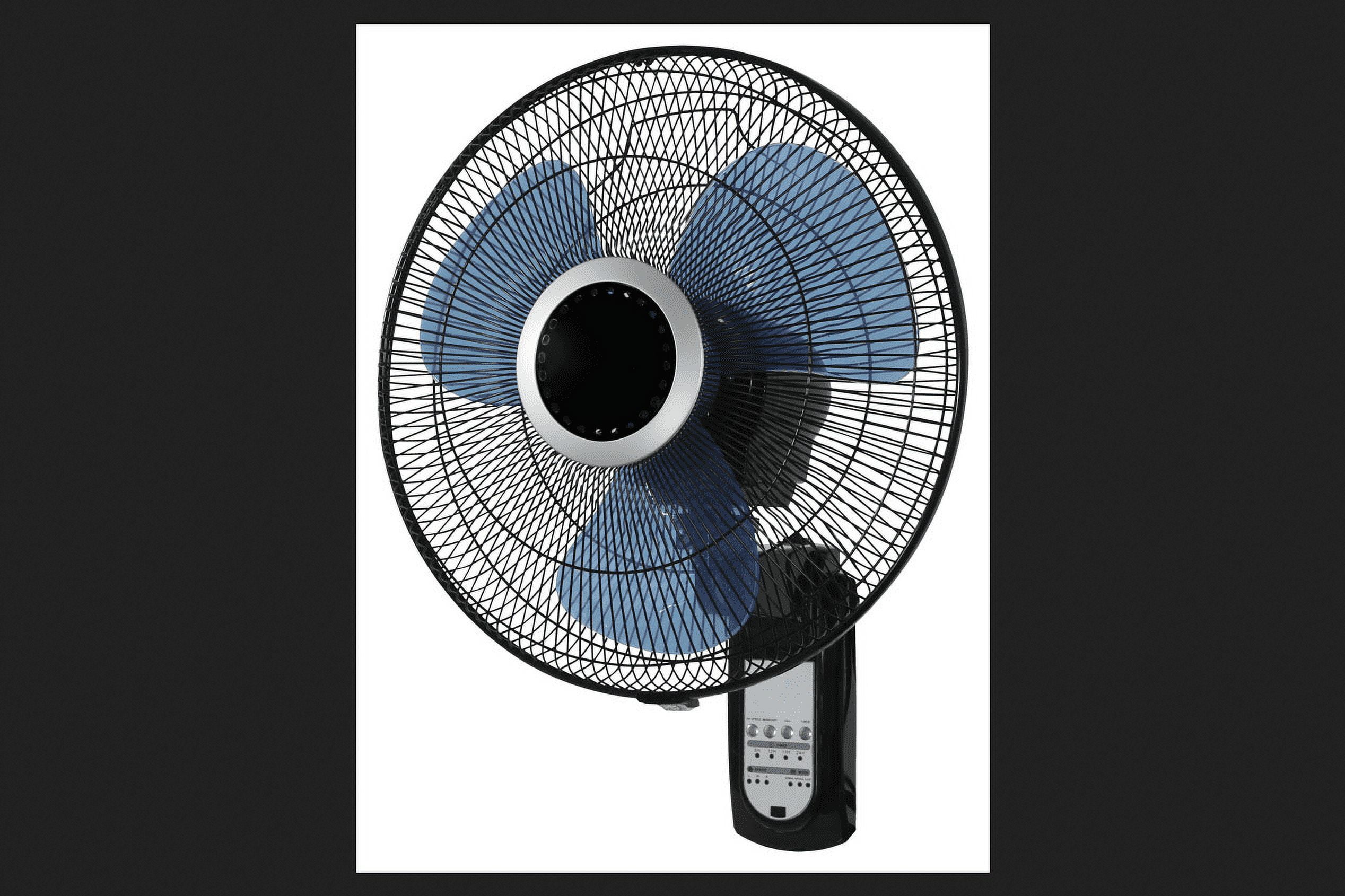 Pelonis 16 in. 3 speed Electric Oscillating Wall Mount Fan - Walmart.com