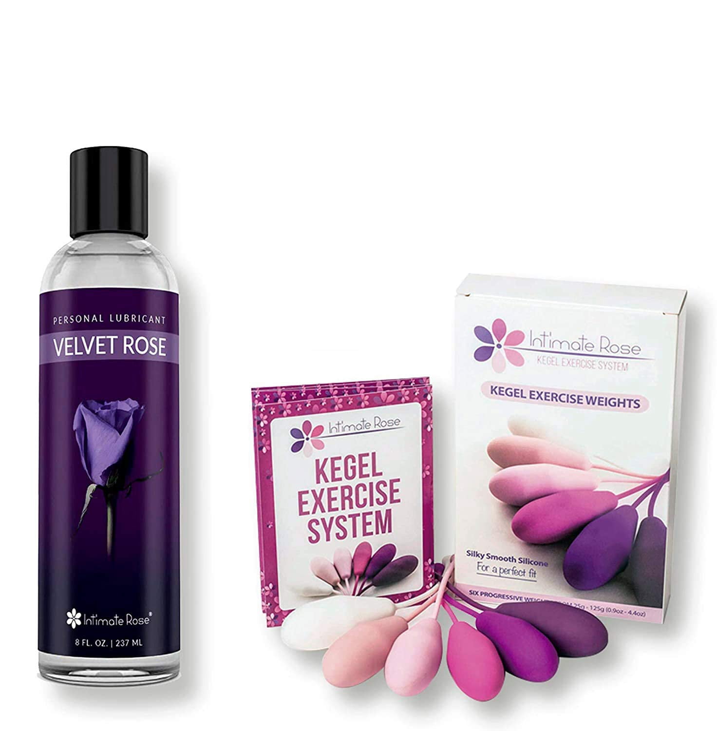 Intimate Rose Kegel Bladder Control Tool - Premium Silicone Weights Set ...
