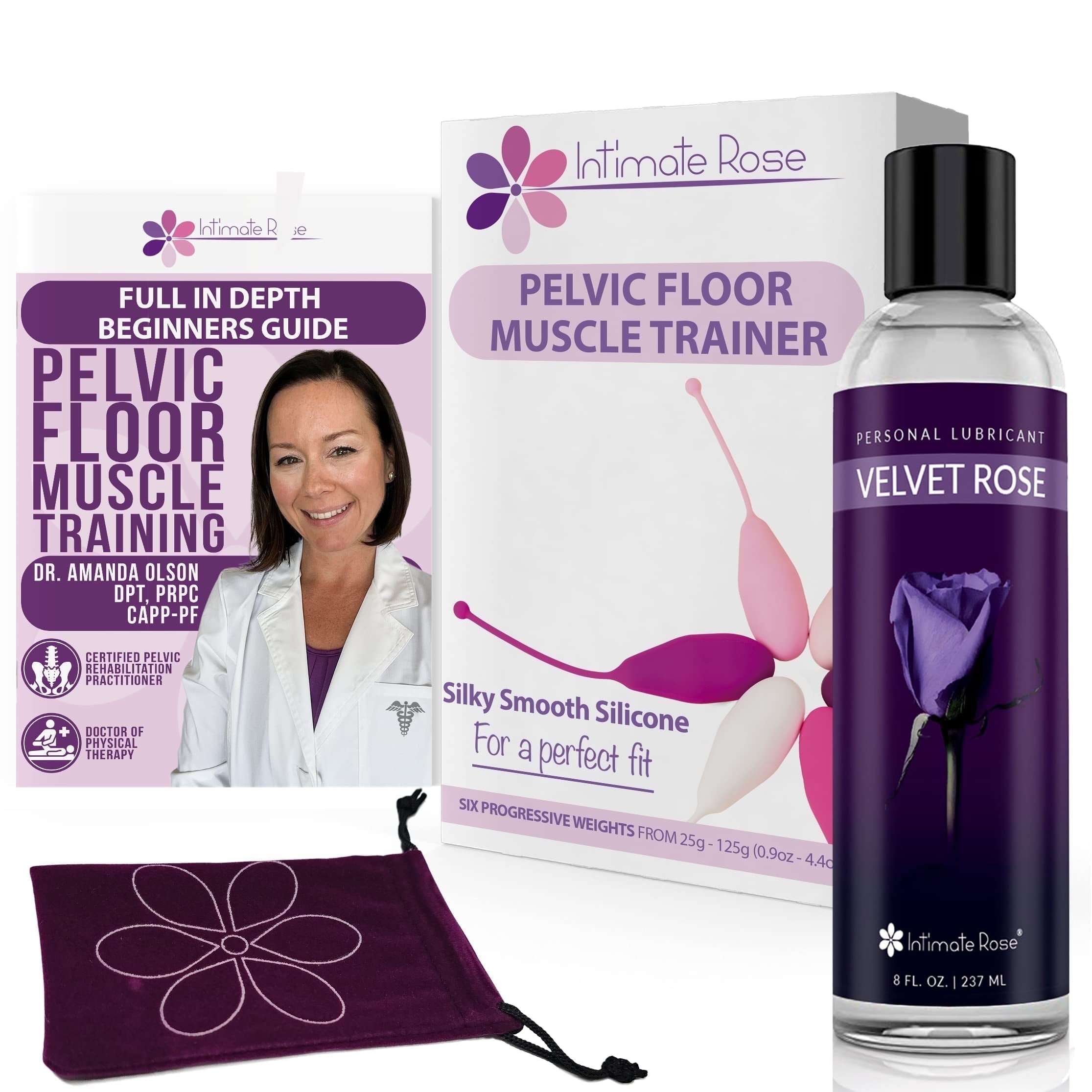 Intimate Rose Kegel Bladder Control Tool - Premium Silicone Weights Set ...