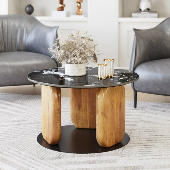 Pemba Coffee Table Multicolor Coffee Table, Modern Style, Natural ...
