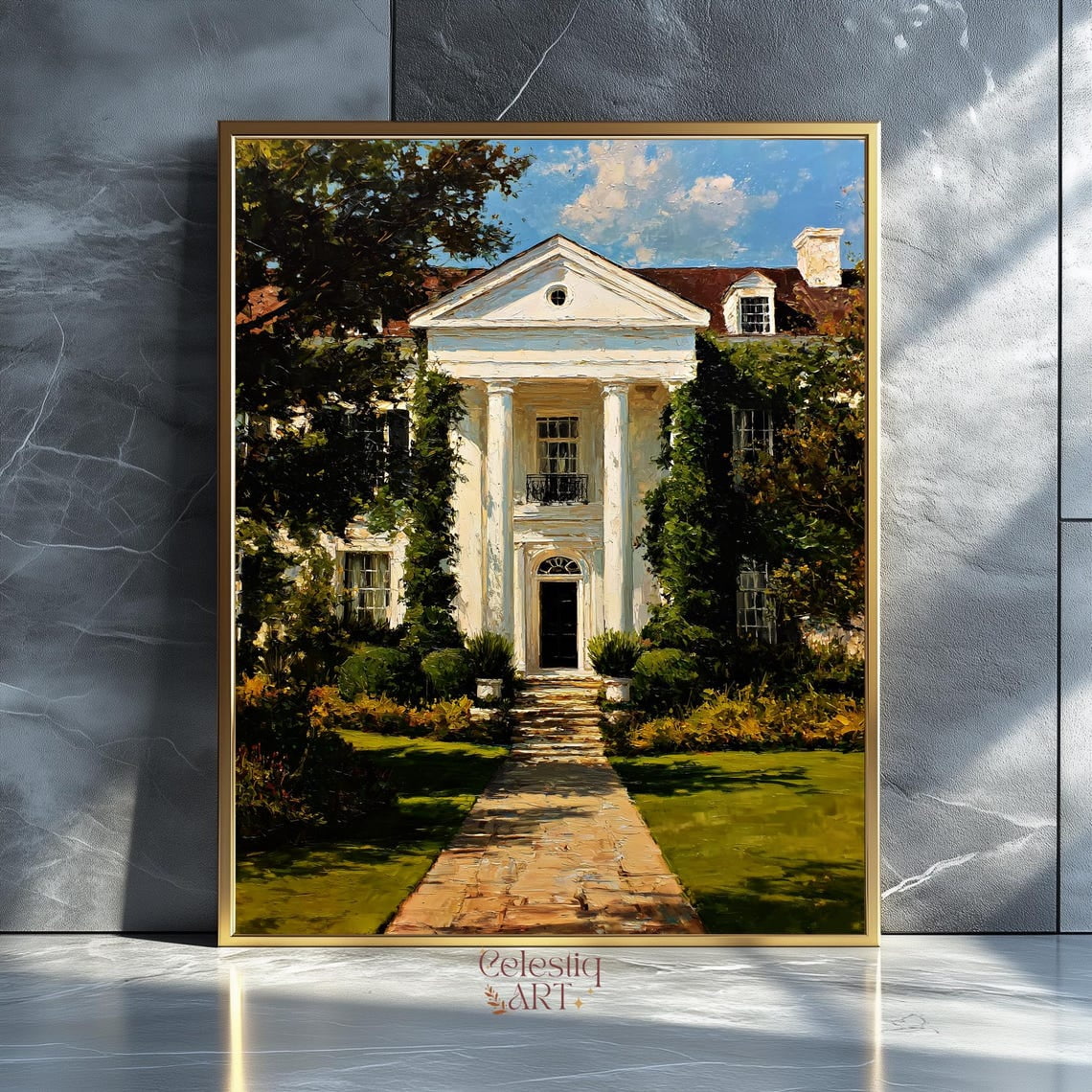 Pemberley Manor Digital Art Print: Pride And Prejudice Wall Decor ...