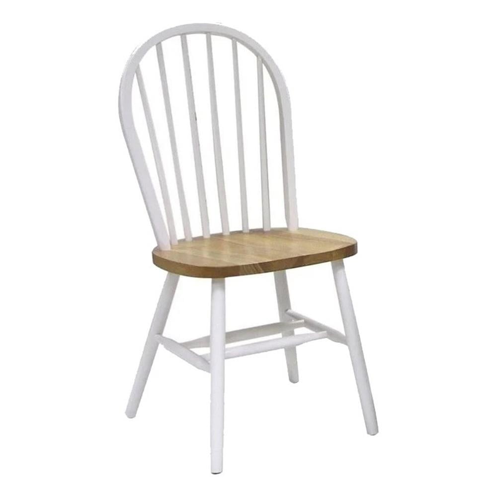 Pemberly Row 18.13" Traditional Wood Spindle Back Dining Chair in ...