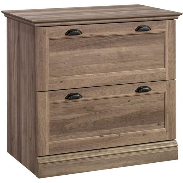 Pemberly Row 2-Drawer Engineered Wood Lateral File Cabinet in Salt Oak ...