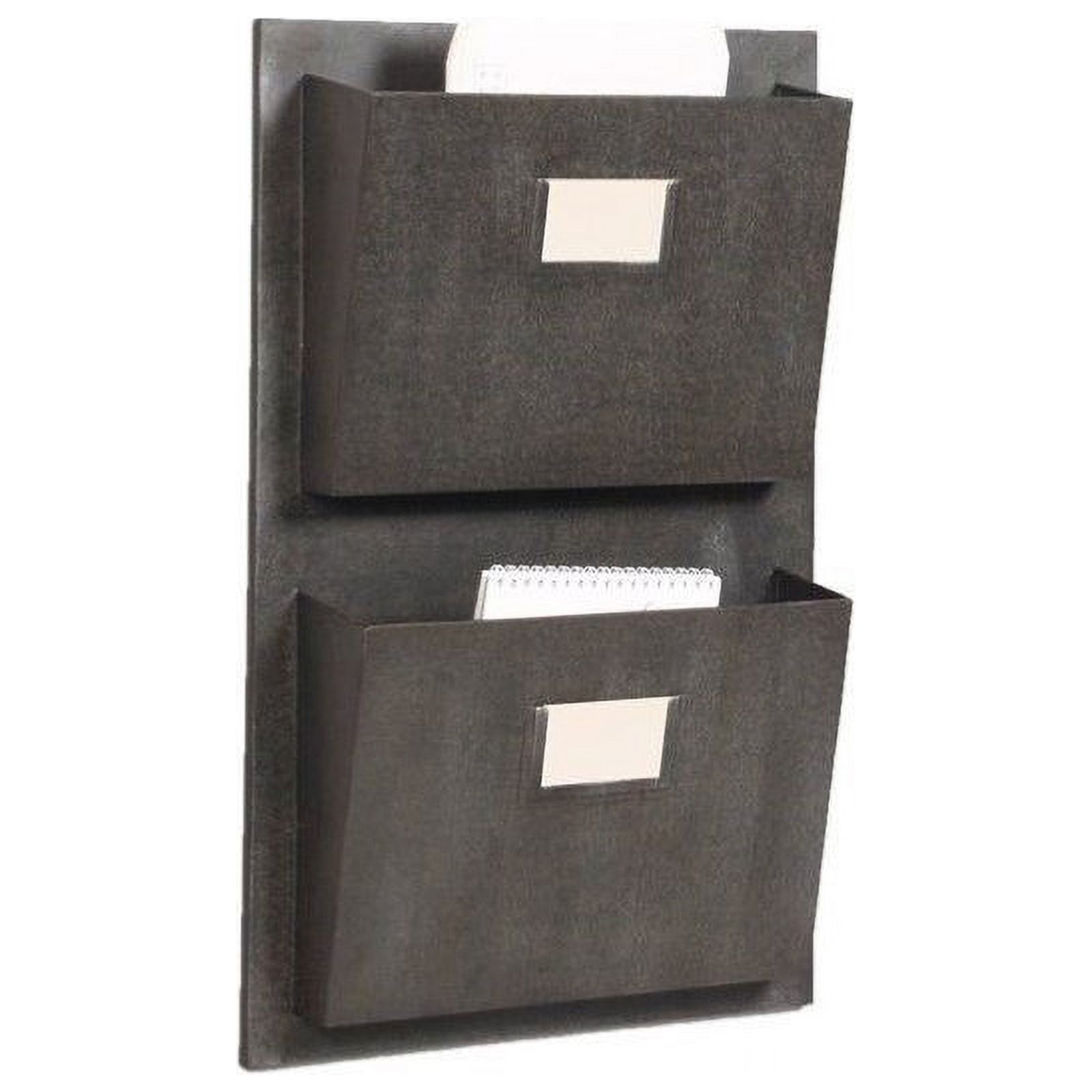 Pemberly Row 2 Slot Wall Mounted Mailbox in Rustic Gray - Walmart.com