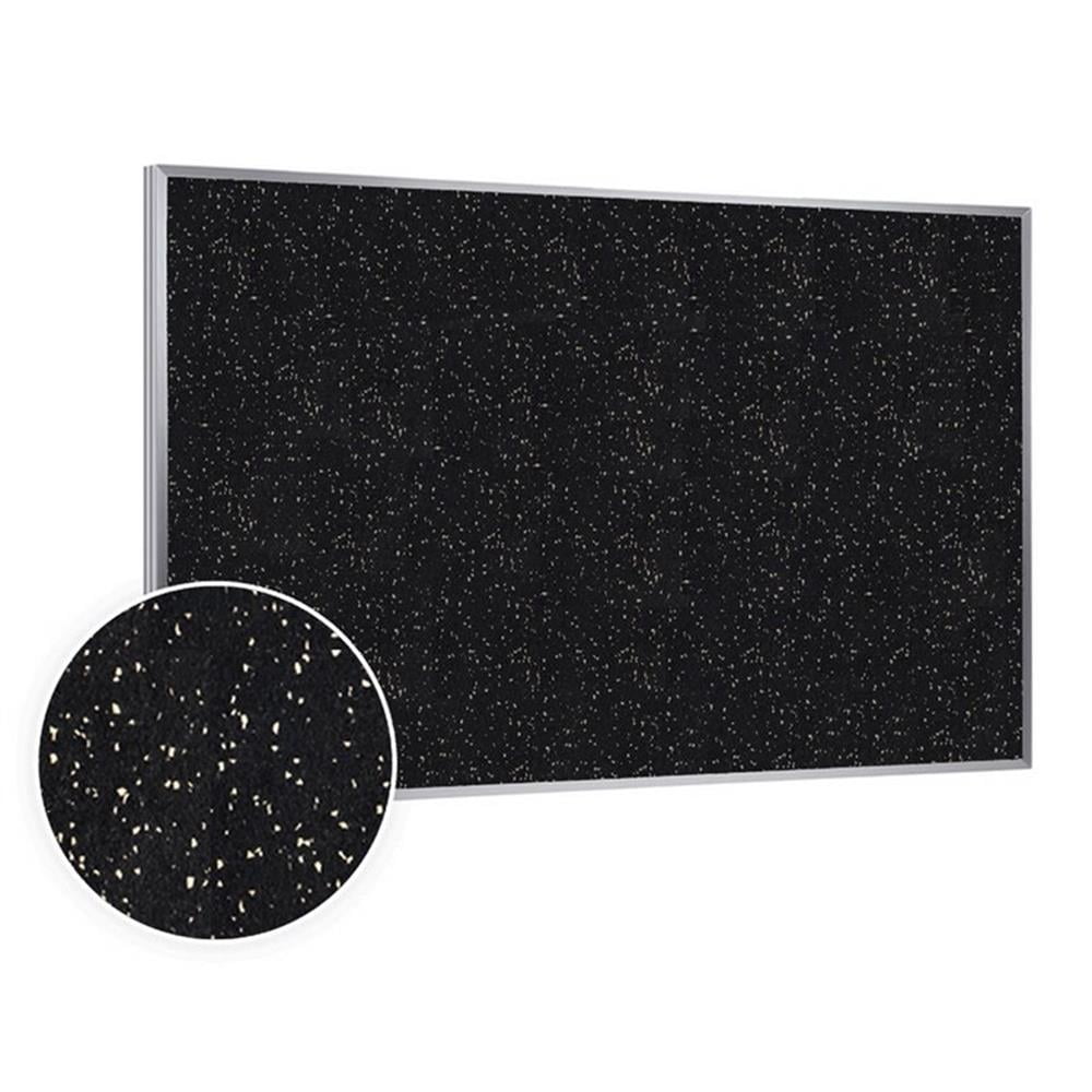 Pemberly Row 2' x 3' Rubber Bulletin Board with Aluminum Frame in ...