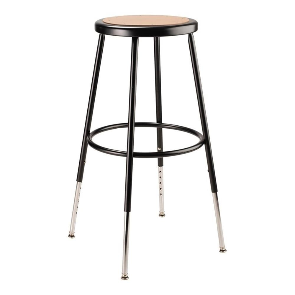 Pemberly Row 25-33" Height Adjustable Modern Metal Heavy Duty Stool in ...