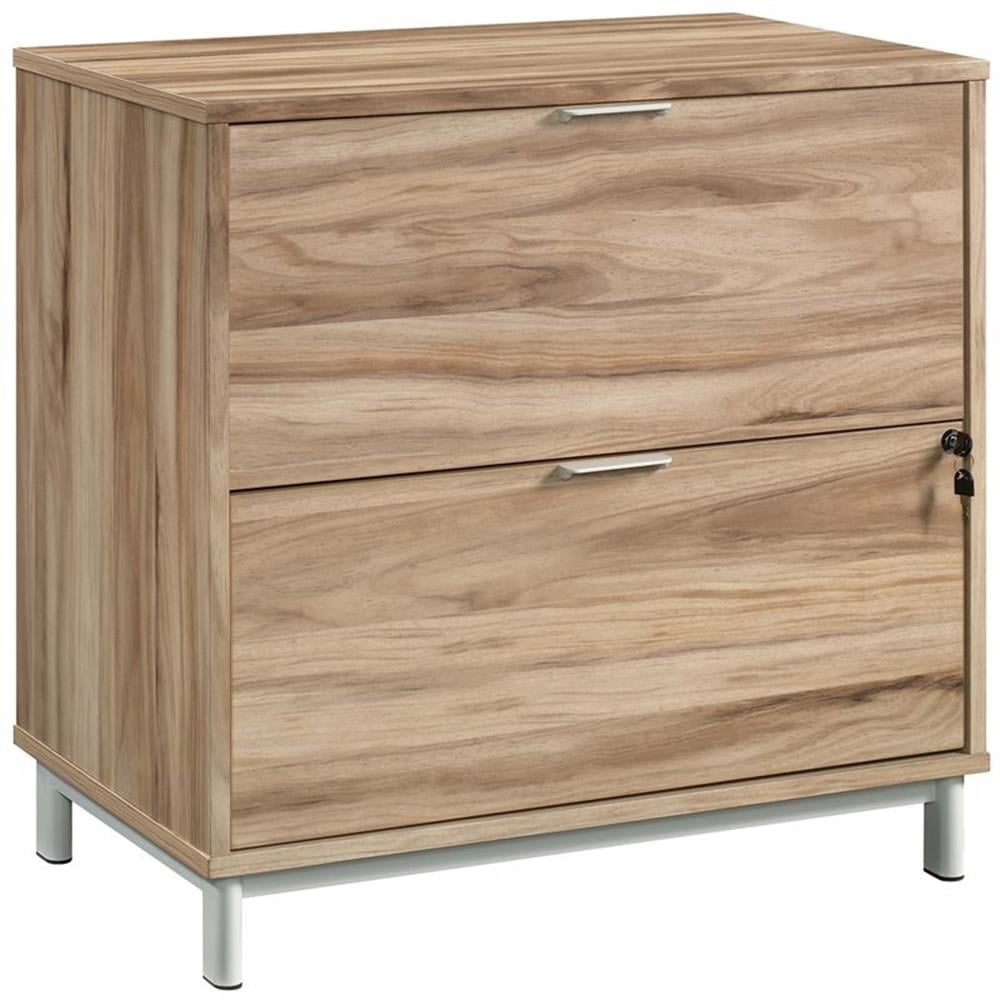 Pemberly Row 2Drawers Lateral Brown Engineered Wood Filing Cabinet Easy ...