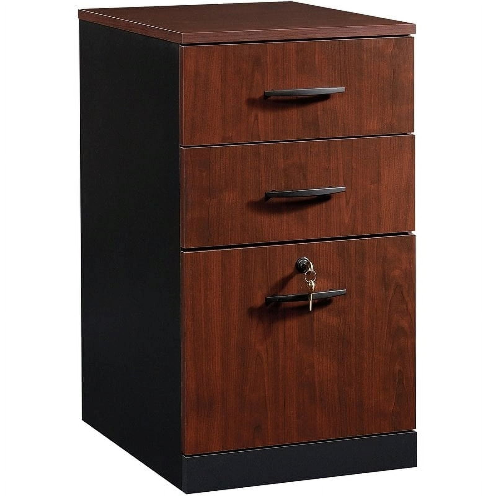 Pemberly Row 3-Drawer Contemporary Engineered Wood File Cabinet in ...