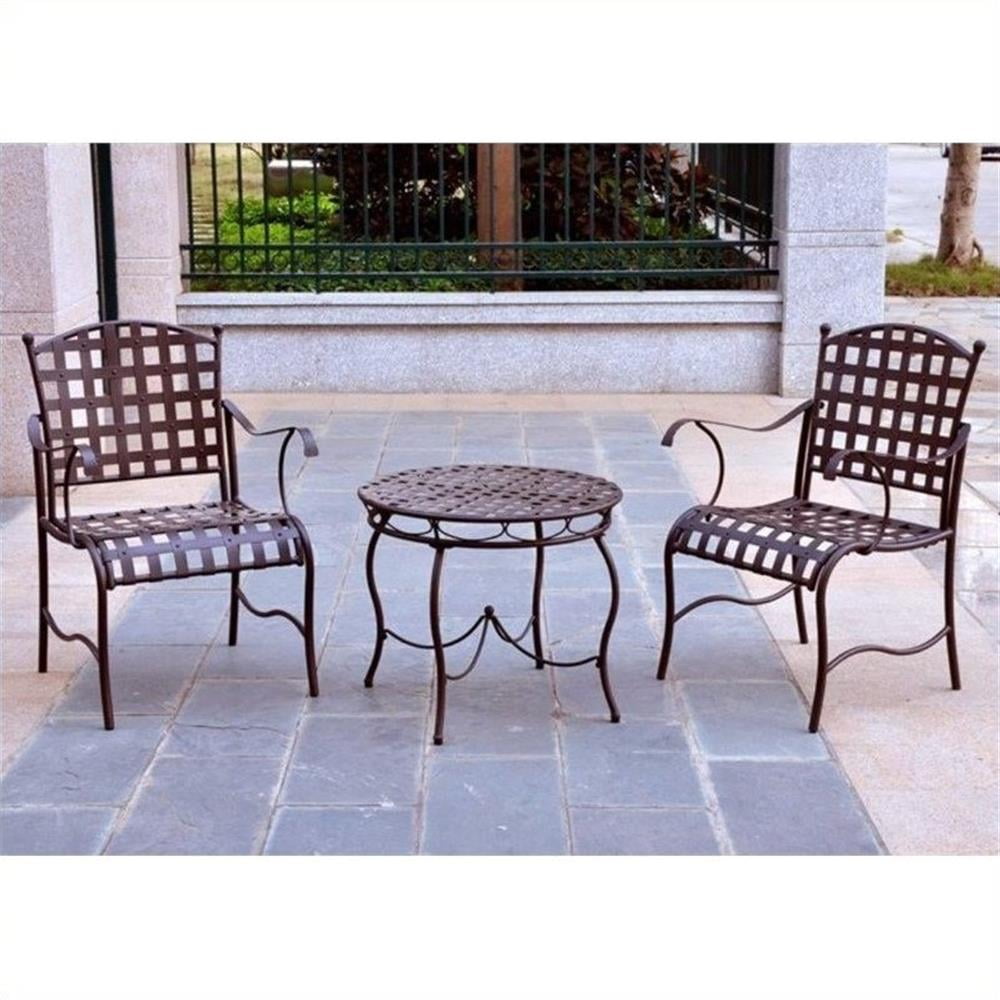 Pemberly Row 3 Piece Patio Conversation Set - Walmart.com