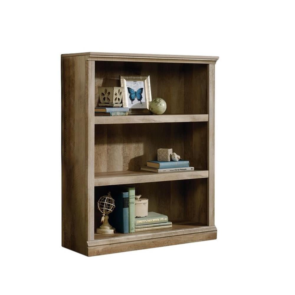 Pemberly Row 3 Shelf Bookcase in Lintel Oak - Walmart.com