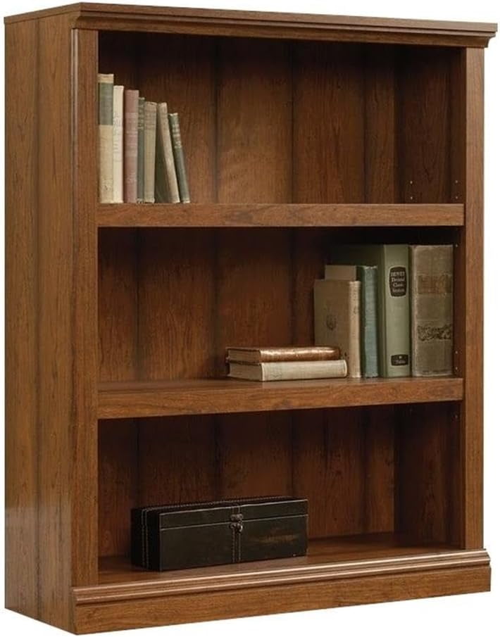 Pemberly Row 3 Shelf Bookcase in Washington Cherry - Walmart.com