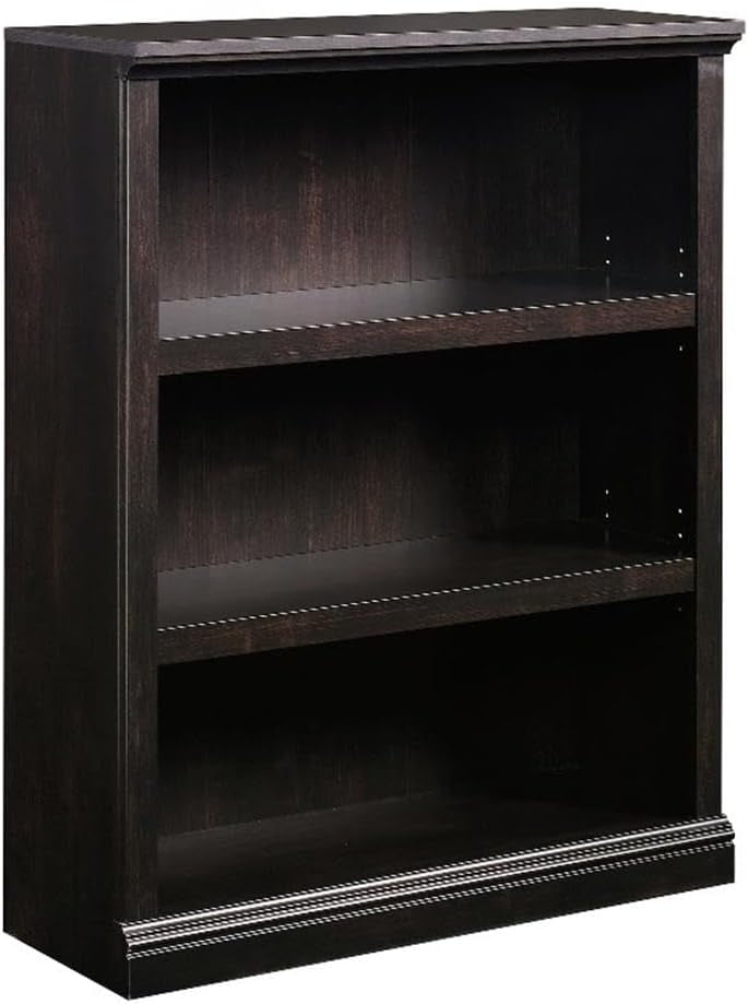Pemberly Row 3 Shelf Bookcase with Two Adjustable Shelves in Estate ...
