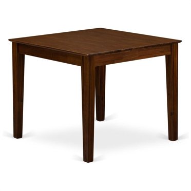 Solid Wood 36 inch Square Dining Table in White - Walmart.com