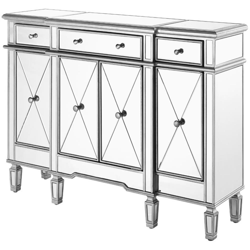 4 door mirrored sideboard store