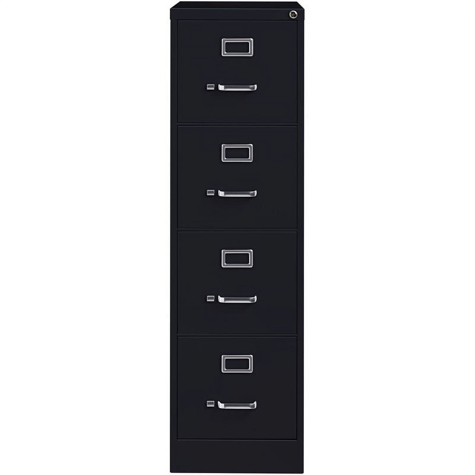 Pemberly Row Pre-Assembled 4 Drawer Steel File Cabinet for Office ...