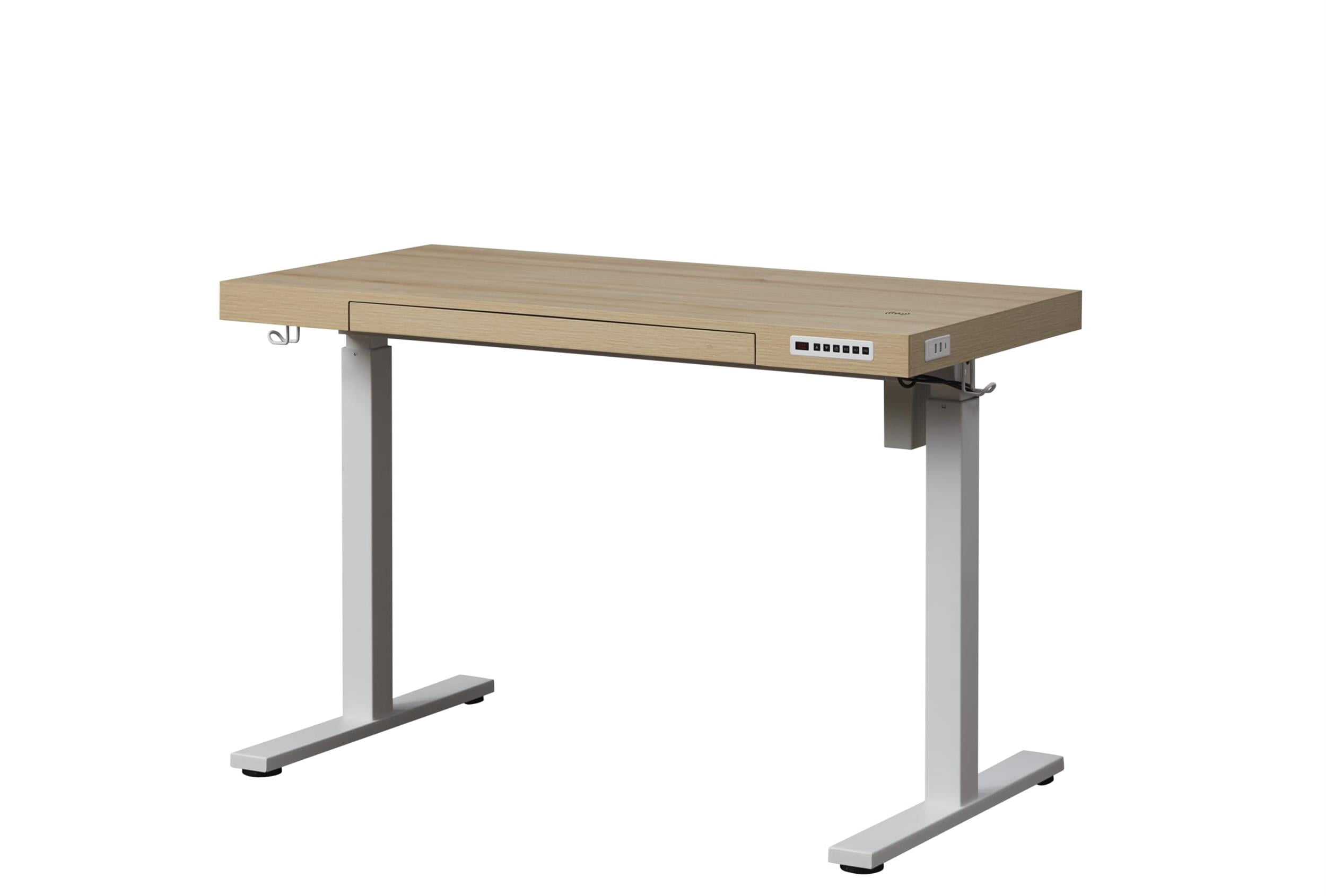 Pemberly Row 48" Electric Height Adjustable Wood Standing Desk in ...