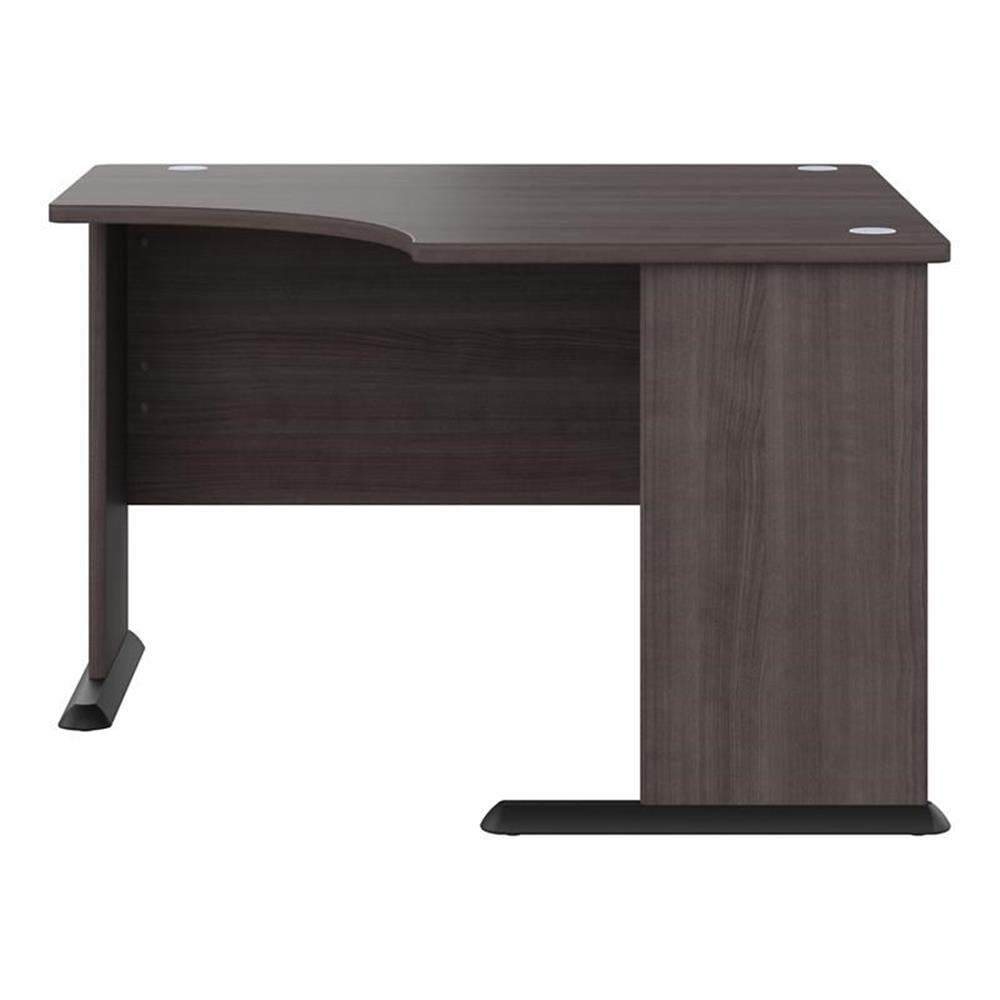 Pemberly Row 48W Corner Computer Desk in Storm Gray - Engineered Wood - Walmart.com