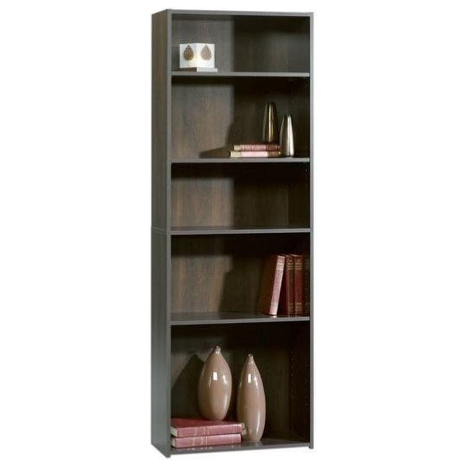 Pemberly Row 5-Shelf Bookcase in Cinnamon Cherry - Walmart.com