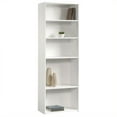 Pemberly Row 5 Shelf Bookcase in Soft White - Walmart.com