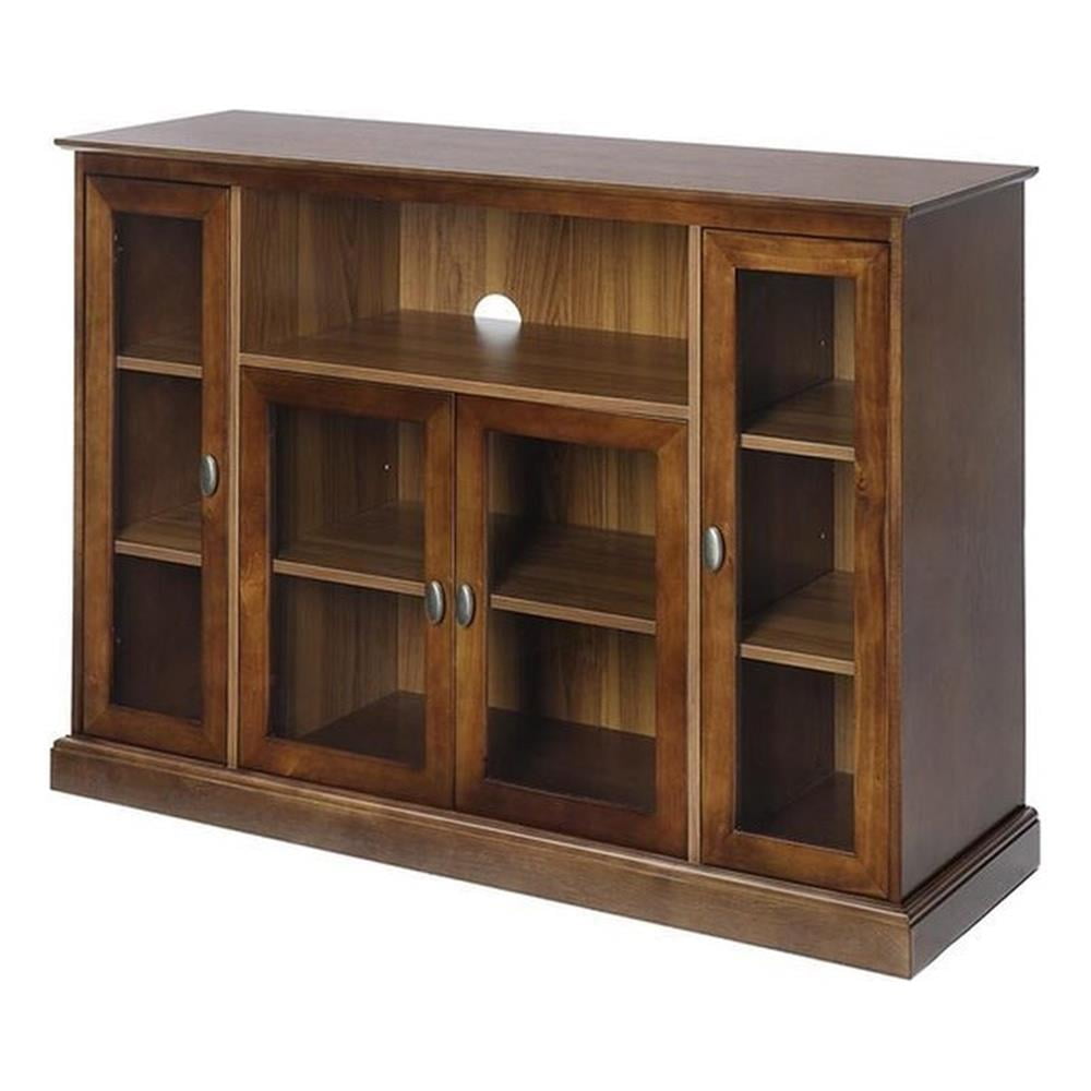 Pemberly Row 50" TV Stand Entertainment Console Highboy with Storage in ...