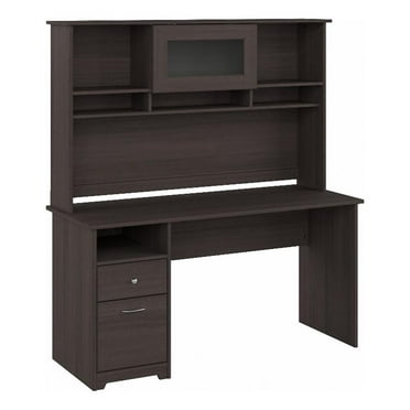 Bush Furniture Cabot 72W Office Desk with Hutch, Drawers and Storage ...