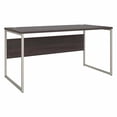 Pemberly Row 60W x 30D Computer Table Desk in Storm Gray - Engineered ...