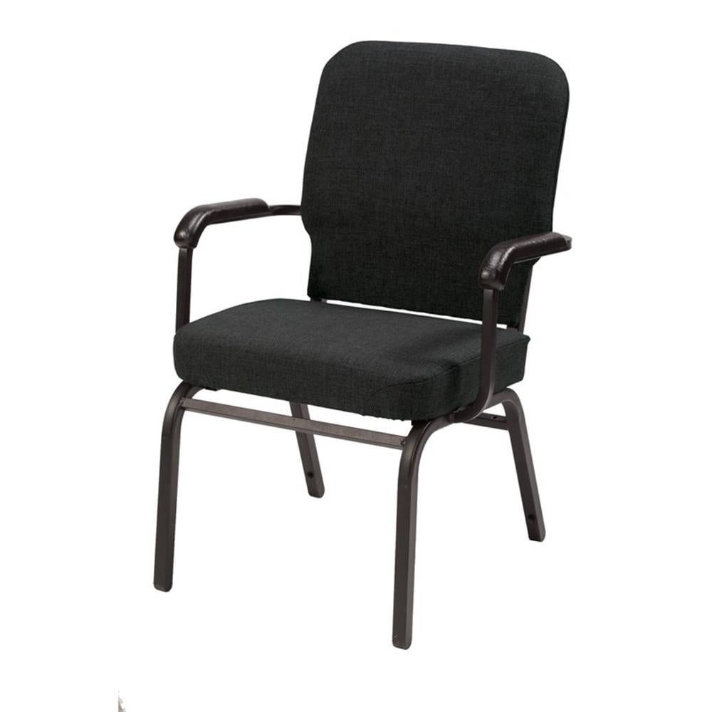 Pemberly Row Big and Tall Guest Chair - Tested for 500 lbs - Black ...