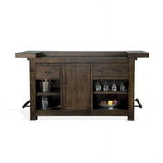 Cherry Wood Bar Cabinet