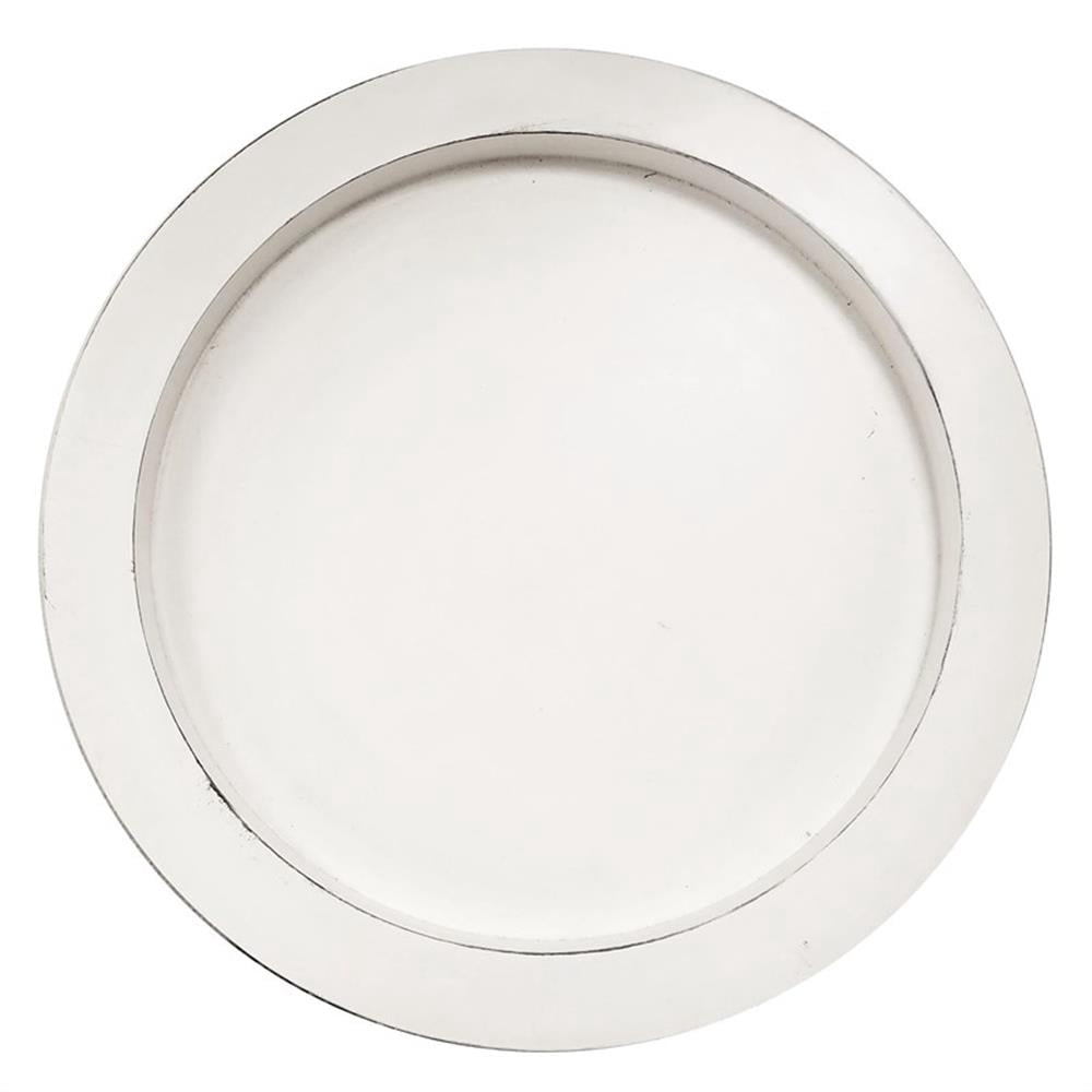 Pemberly Row Coastal Kiln-dried Solid Wood Tray Insert in White ...