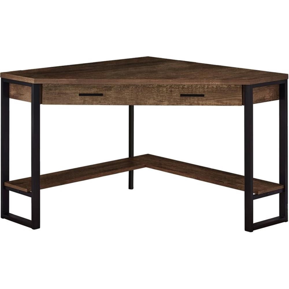 Pemberly Row Computer Desk Home Office Corner 42"L Work Laptop Metal ...