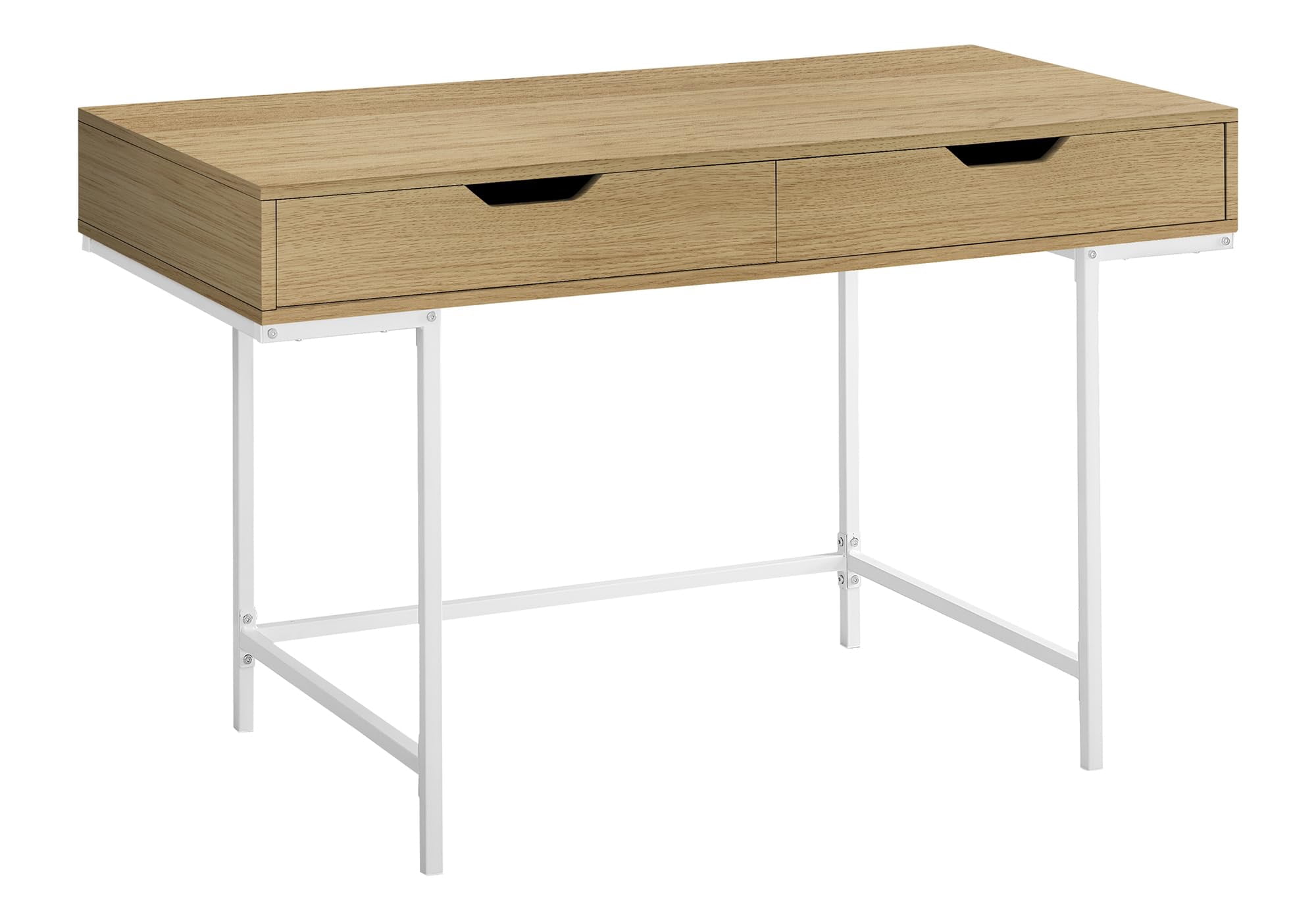 Pemberly Row Computer Desk Home Office Laptop Storage Drawers 48"L ...