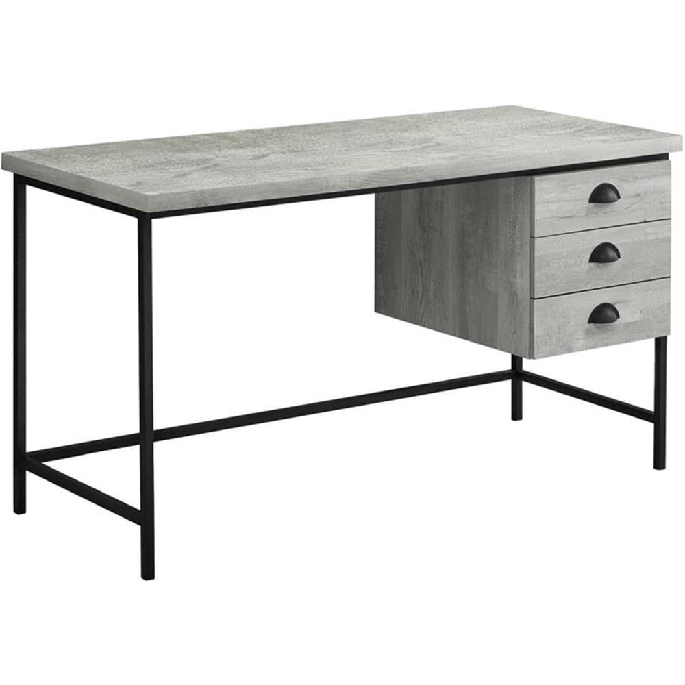 Pemberly Row Computer Desk Home Office Laptop Storage Drawers 55"L ...
