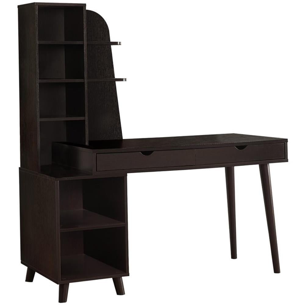 Pemberly Row Computer Desk Home Office Laptop Storage Drawers ...