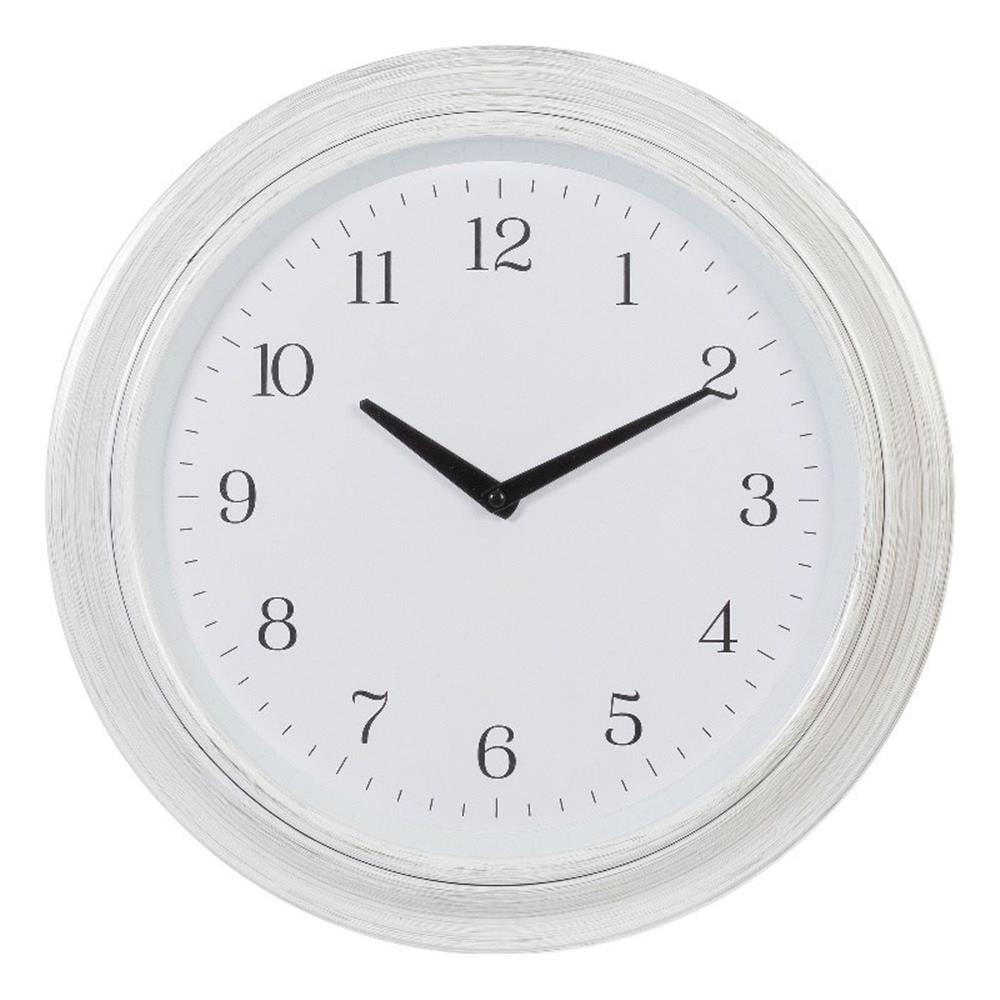 Pemberly Row Contemporary 16 inches Vintage Round Wall Clock - Walmart.com