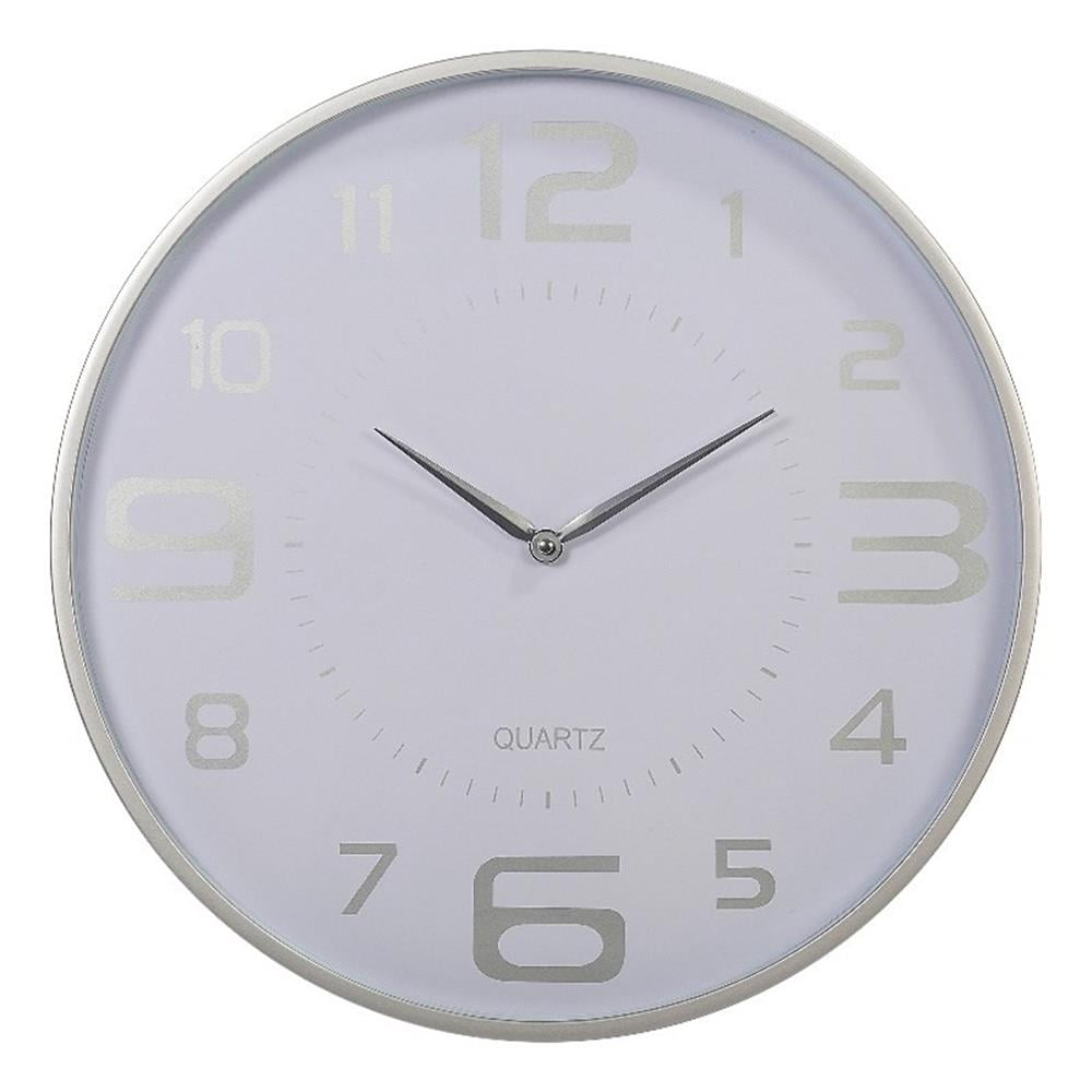 Pemberly Row Contemporary 18 inches Minimalistic Round Wall Clock ...