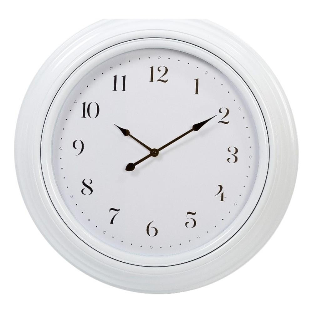 Pemberly Row Contemporary 20 inches Classic Round Wall Clock - Walmart.com