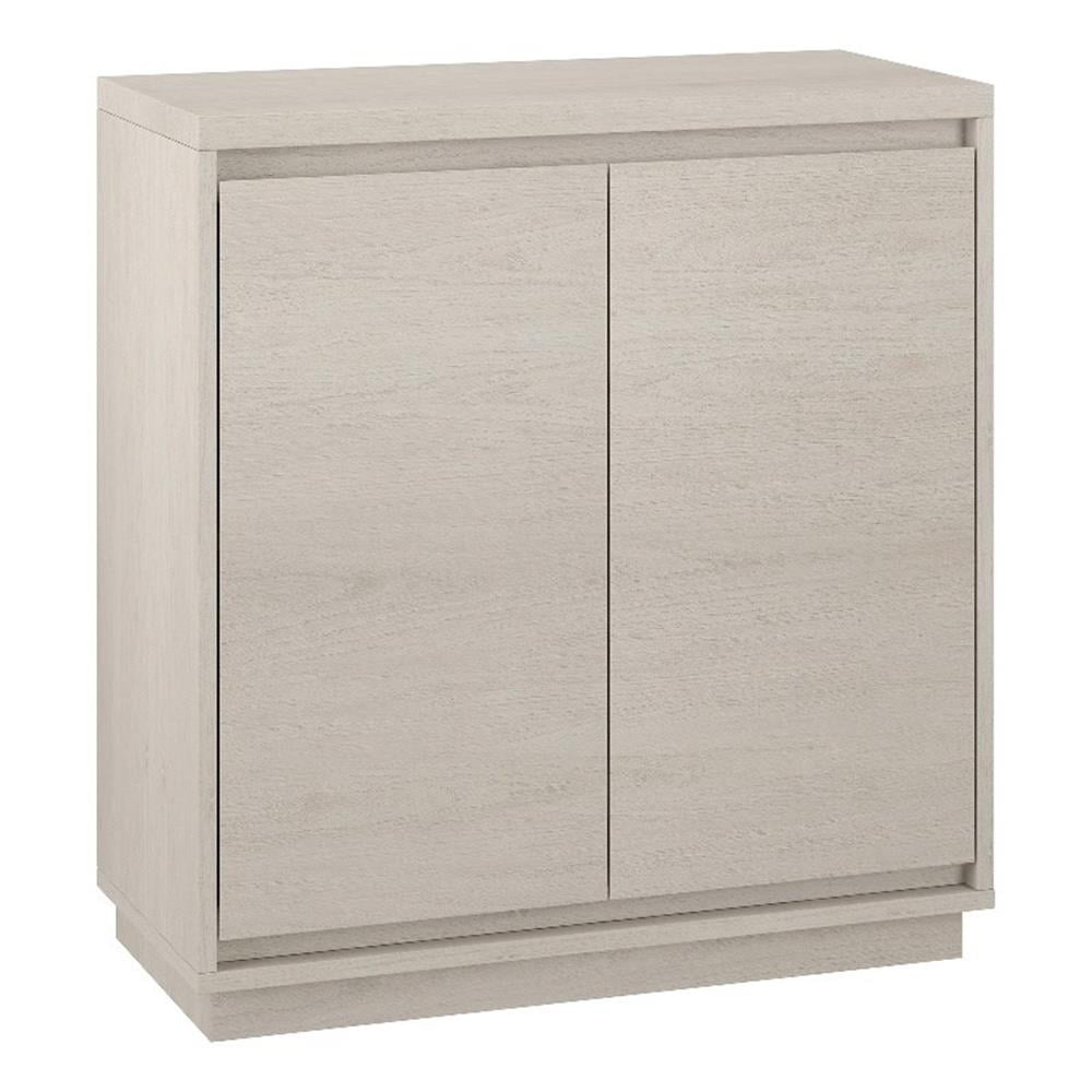 Pemberly Row Contemporary 30" Alder White MDF Accent Cabinet - Walmart.com