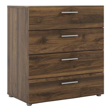 Pemberly Row Contemporary 5-Drawer Wood Indoor Chest in Soft Gray ...