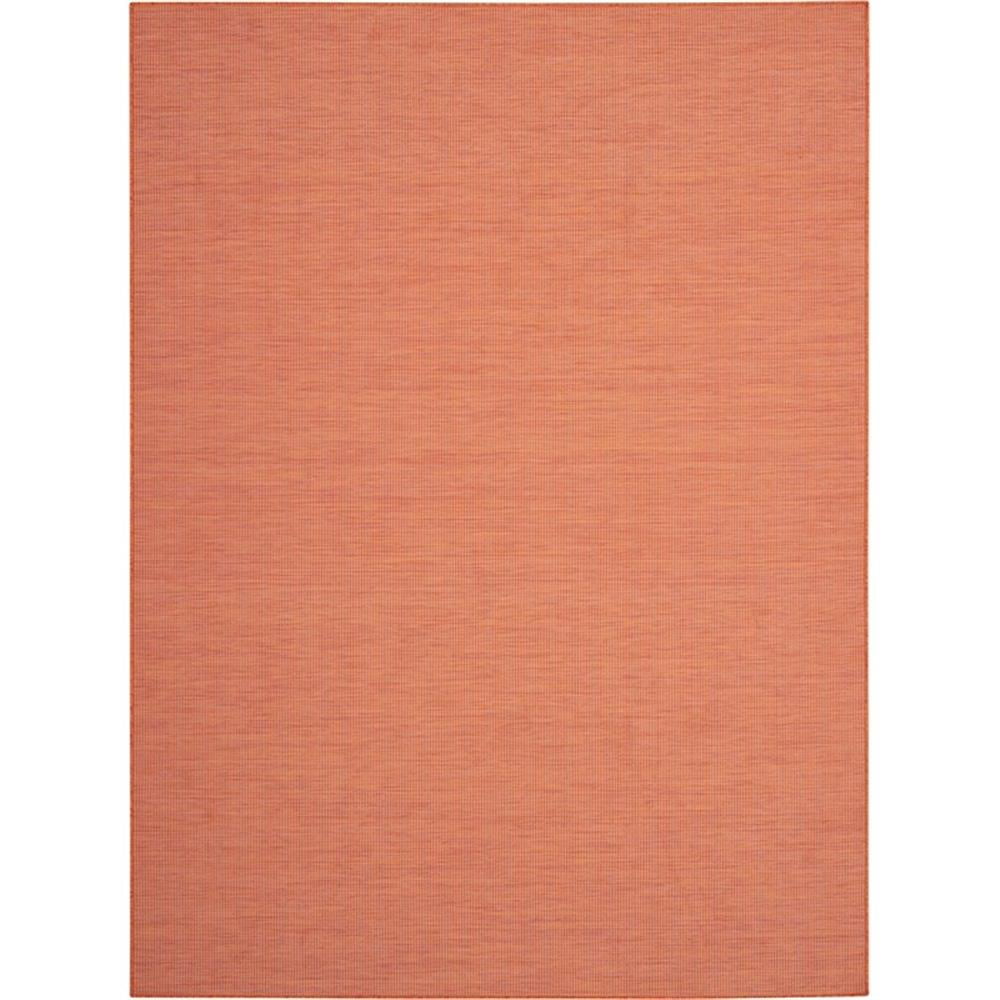 Pemberly Row Contemporary 8' x 10' Terracotta Fabric Modern Area Rug ...