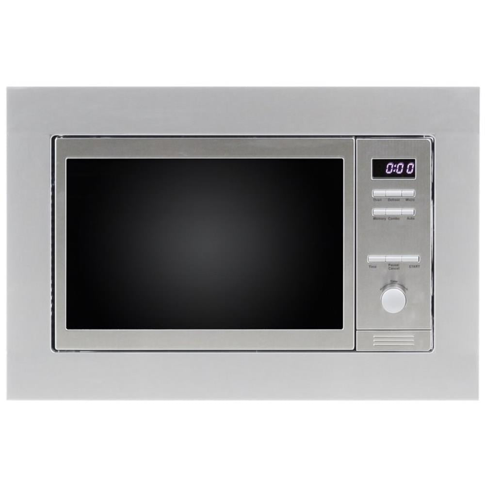 Pemberly Row Contemporary Compact Stainless Steel Microwave Oven Combo ...