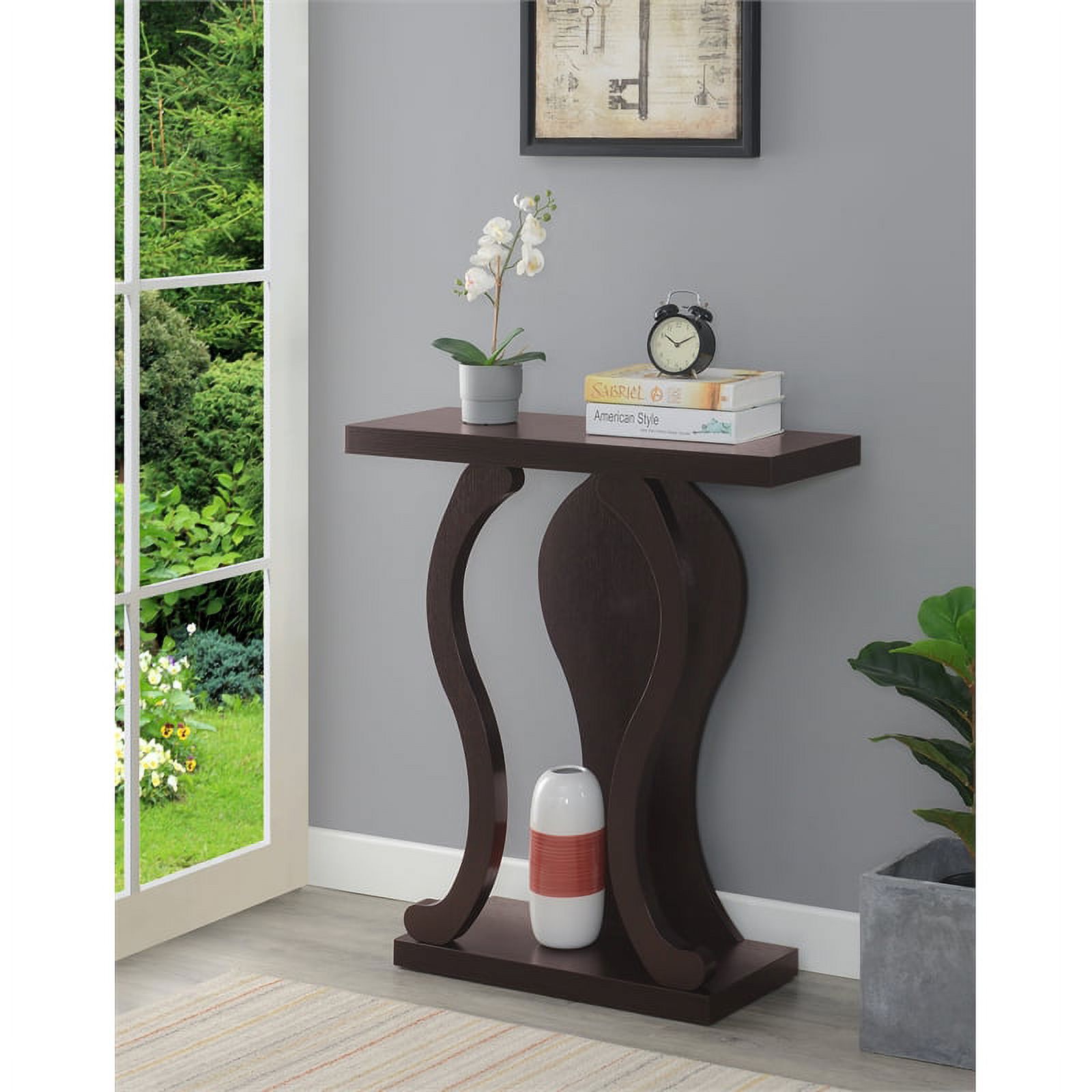 Furniture of America Tayler Contemporary Wood Storage Console Table in ...