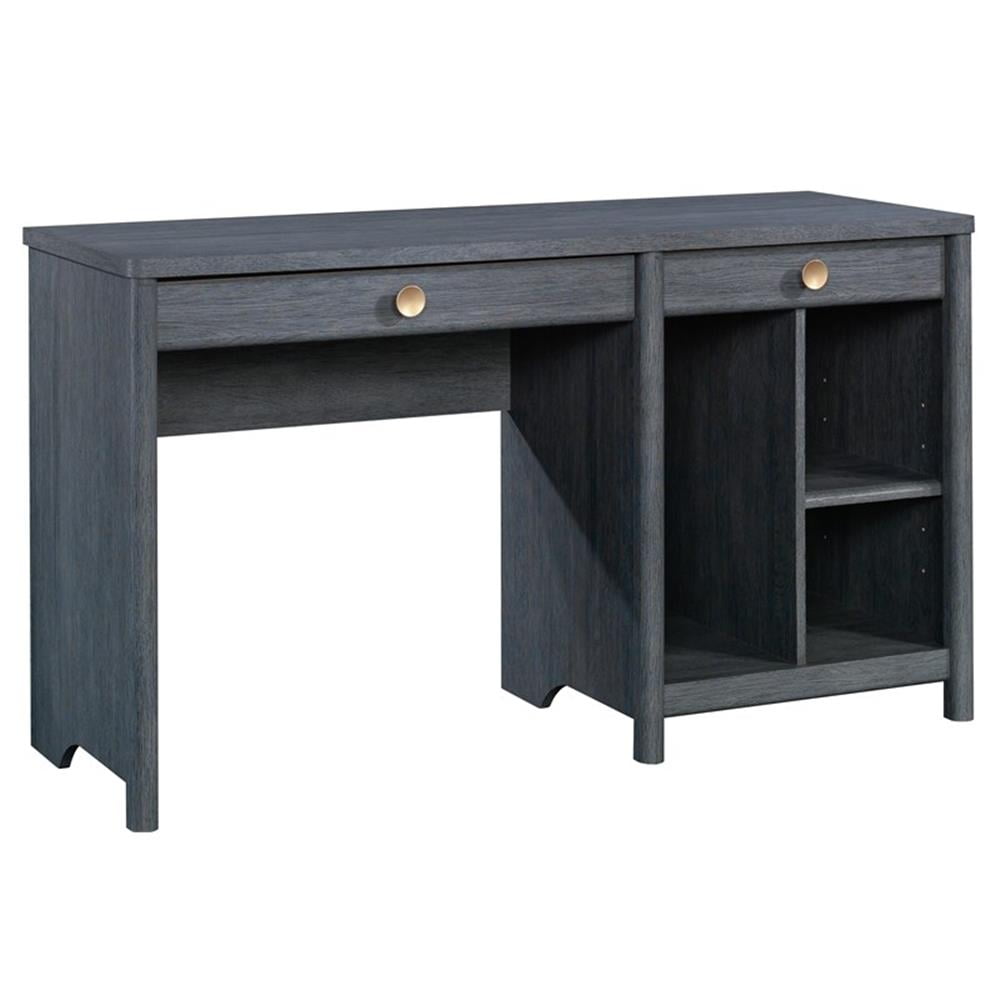 Pemberly Row Contemporary Engineered Wood 2-Drawers Desk in Denim Oak ...