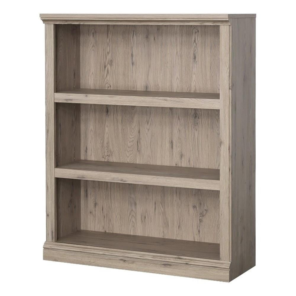 Pemberly Row Contemporary Engineered Wood 3-Shelf Bookcase in Laurel ...