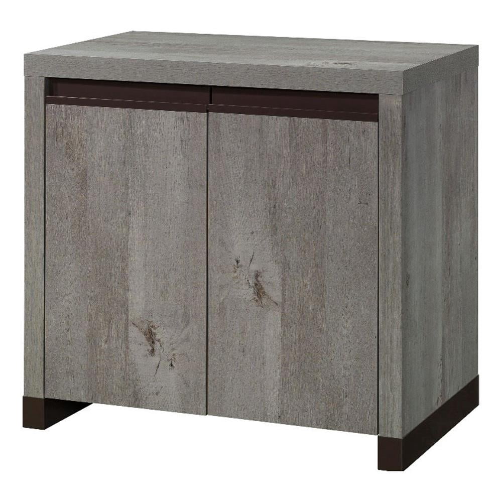 Pemberly Row Contemporary Engineered Wood Utility Stand in Mystic Oak ...