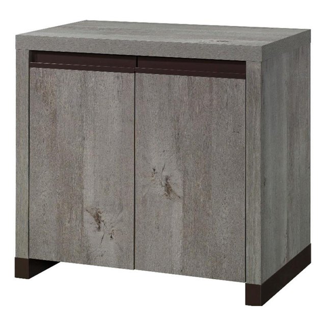 Pemberly Row Contemporary Engineered Wood Utility Stand in Mystic Oak ...