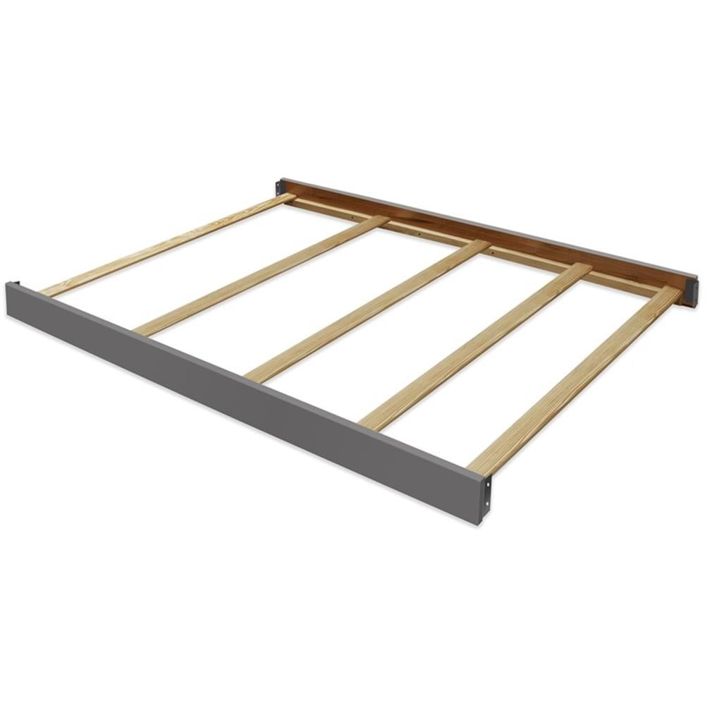 Pemberly Row Contemporary Full Size Wood Rail in Weathered Gray ...