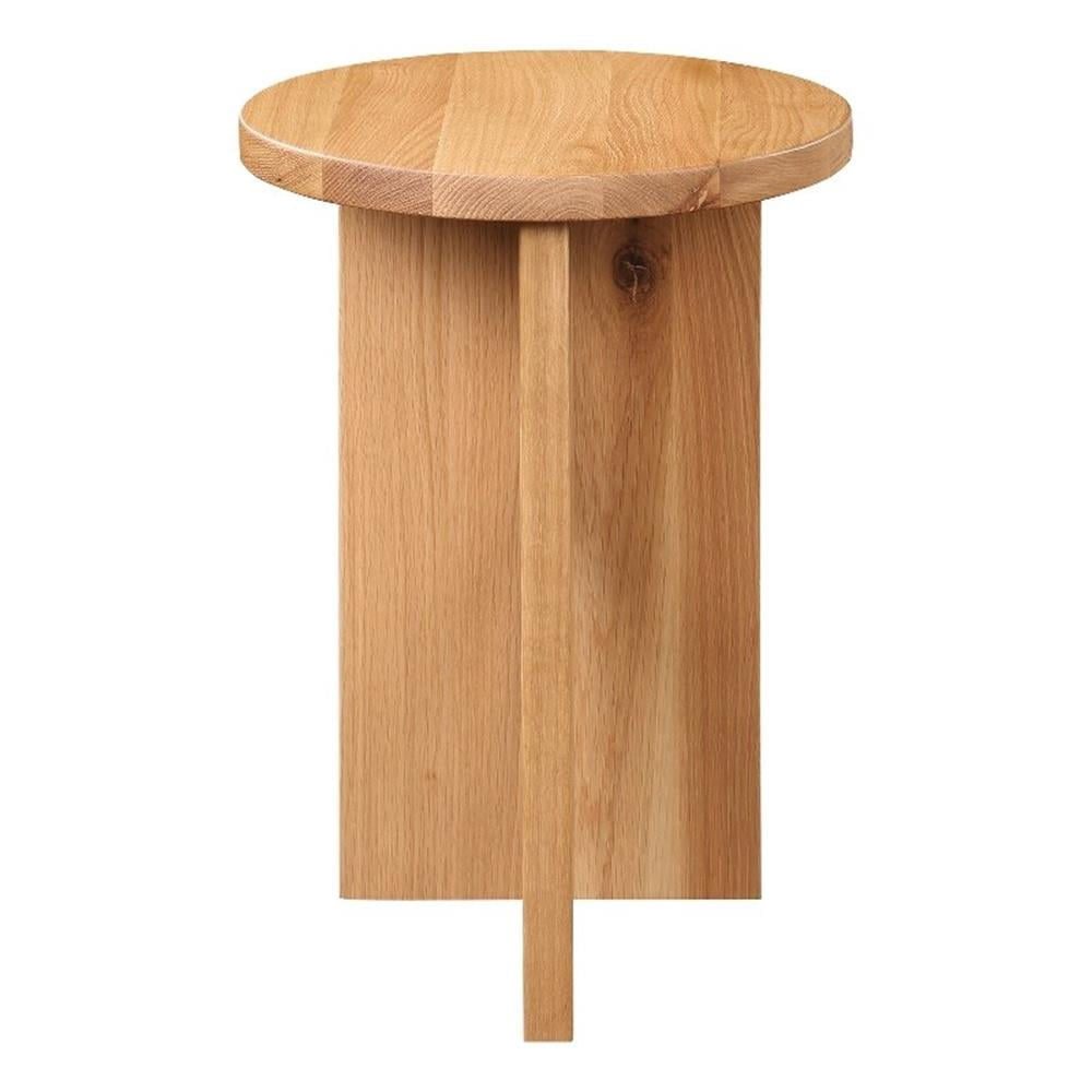 Pemberly Row Contemporary Solid Wood Accent Table in Natural Oak ...
