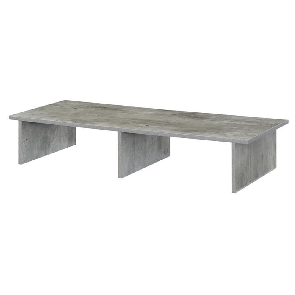Pemberly Row Contemporary Wood Large Monitor Riser for TVs up to 42" in ...